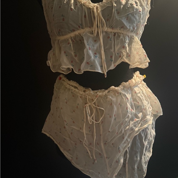 SKIMS | Intimates & Sleepwear | Skims Floral Sleepwear Set Romance ...